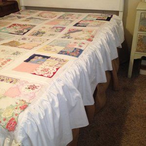 Unbranded Hand Made | Bedding | Hand Made Vintage Hankie Quilt With ...